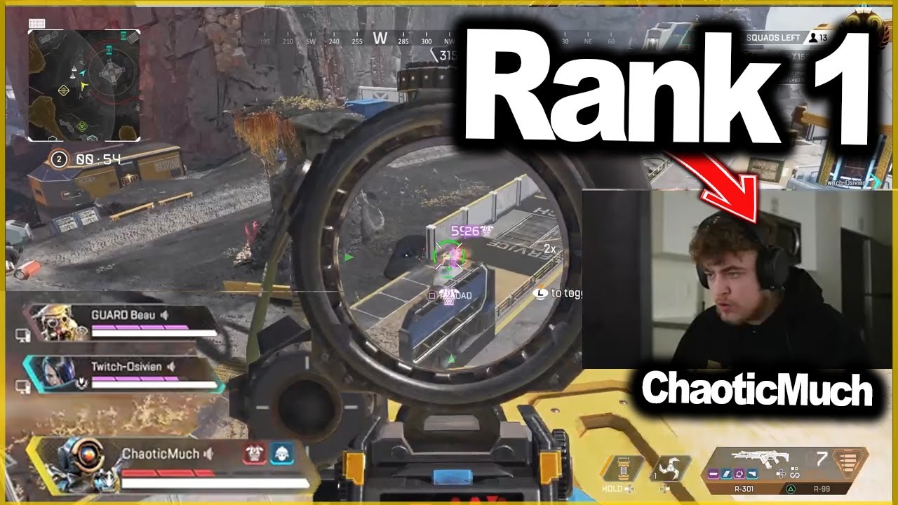 ChaoticMuch DESERVE TO BE RANK 1 IN APEX LEGENDS! ChaoticMuch ...