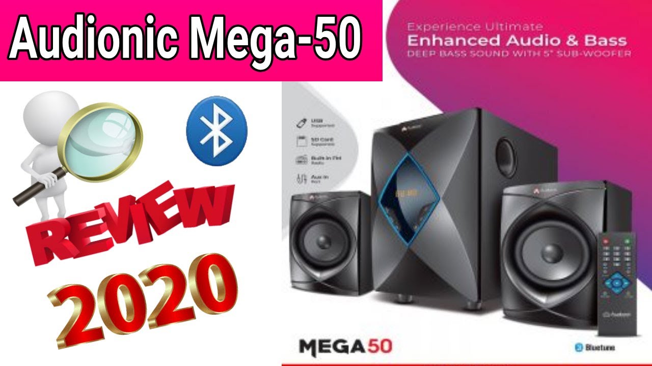 Audionic Mega 50 Bluetooth Speaker Unboxing & Full Review - YouTube