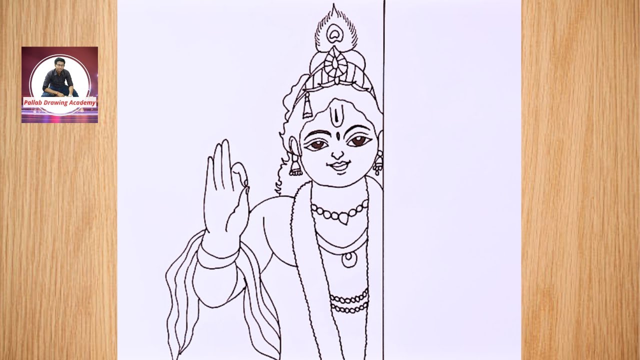 Easy Kartikeya Drawing Step by Step // How to draw kartik easy // God ...