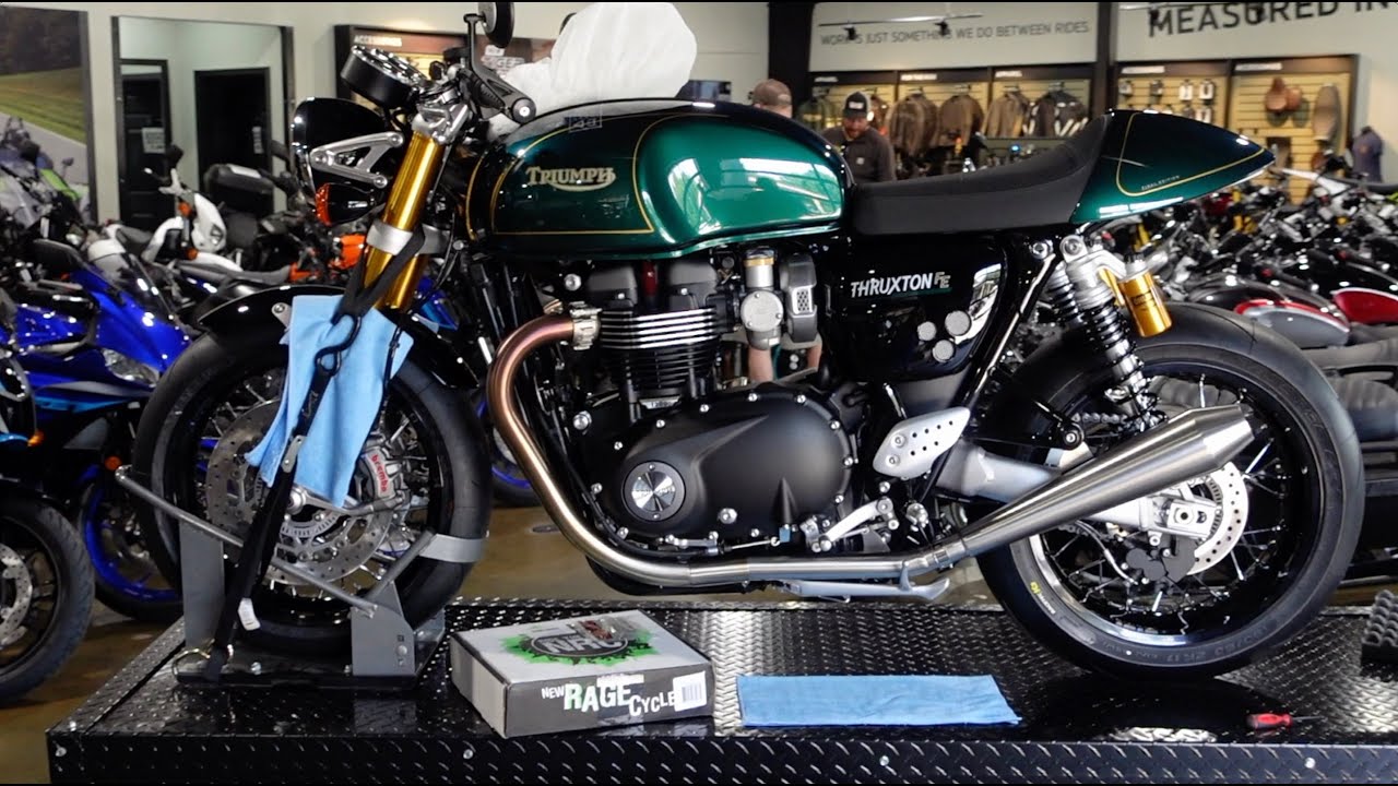 Triumph Thruxton FE Upgrades + Sound Test: Predator Pro Exhaust, X-Pipe ...
