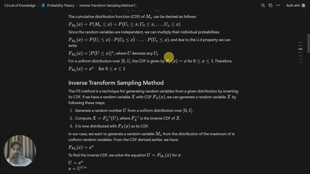 Exploring Probability and Statistics with Inverse Transform Sampling Method - YouTube