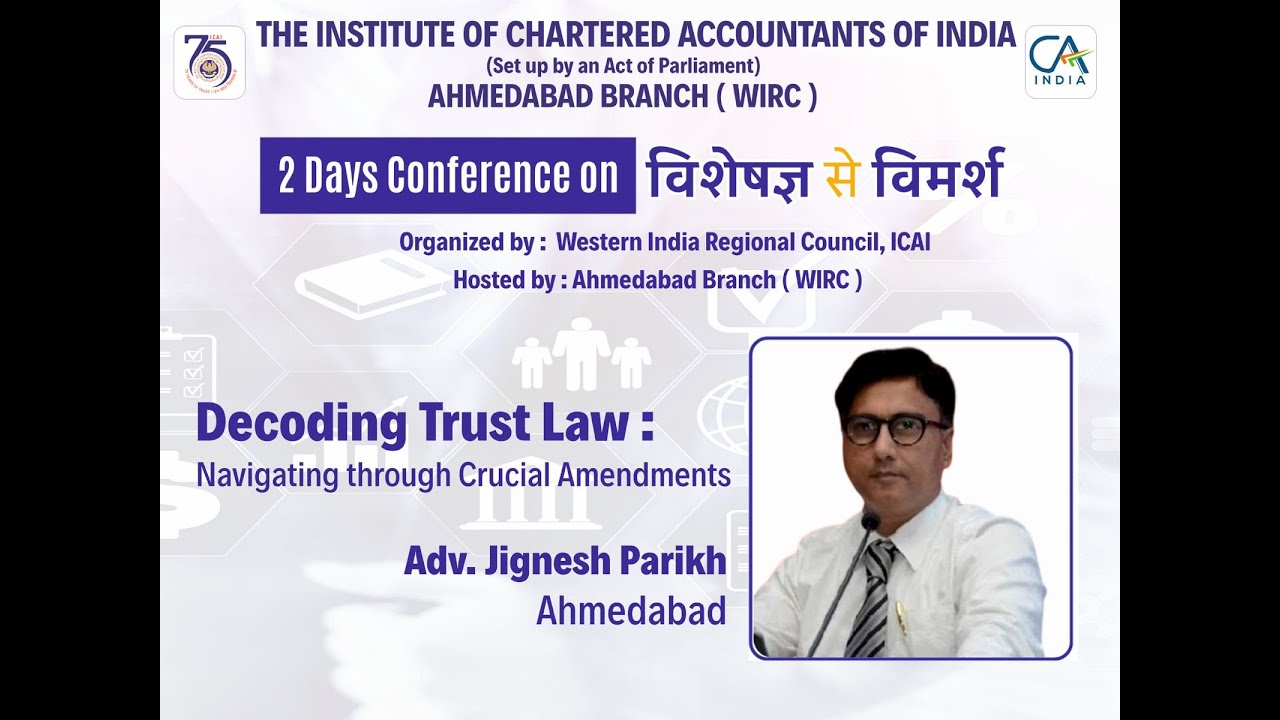Decoding Trust Law by Adv.Jignesh Parikh - YouTube