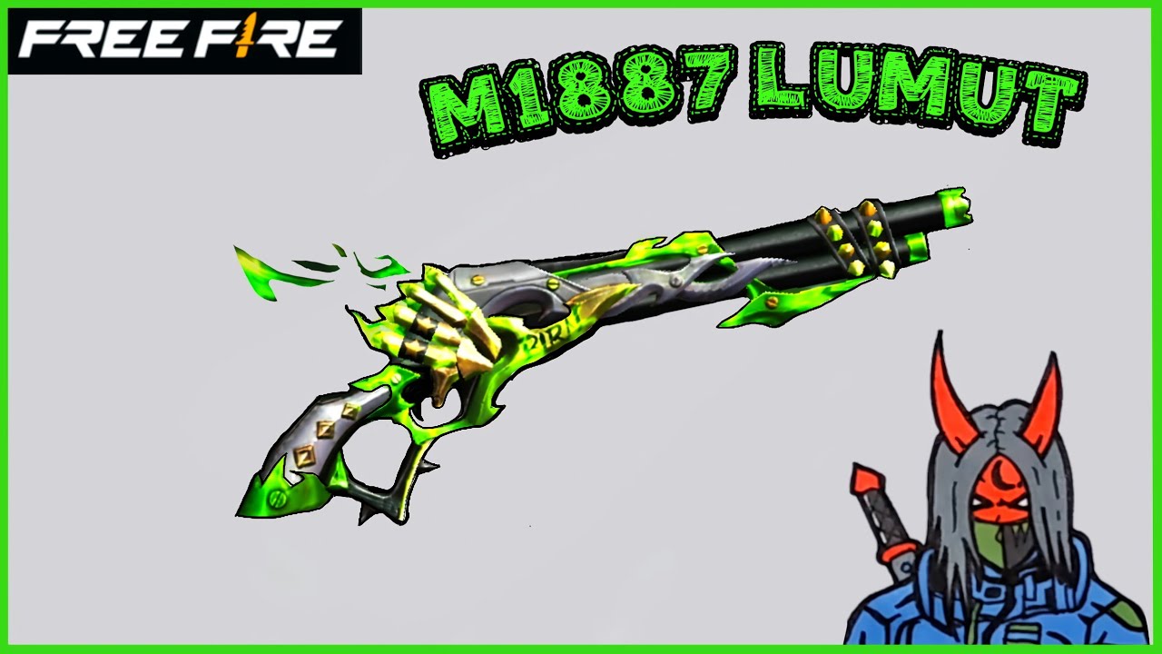 Skin Shot Gun M1887 2 Juta-Cara Menggambar SG Freefire - YouTube