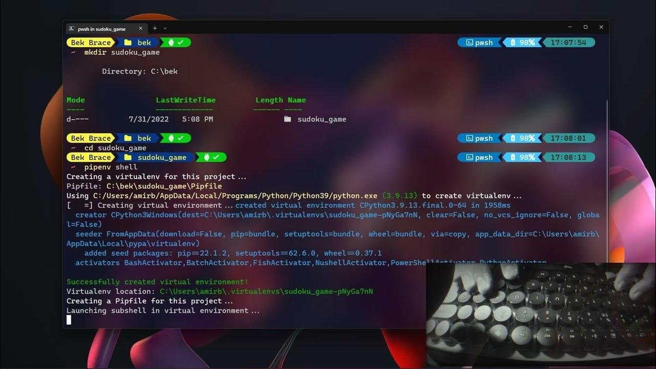 ASMR programming - Coding Sudoku Game [noir] - No Talking - YouTube