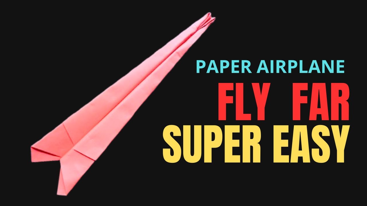 How to Make Easy Paper Airplane Origami | Origami Tutorial for ...