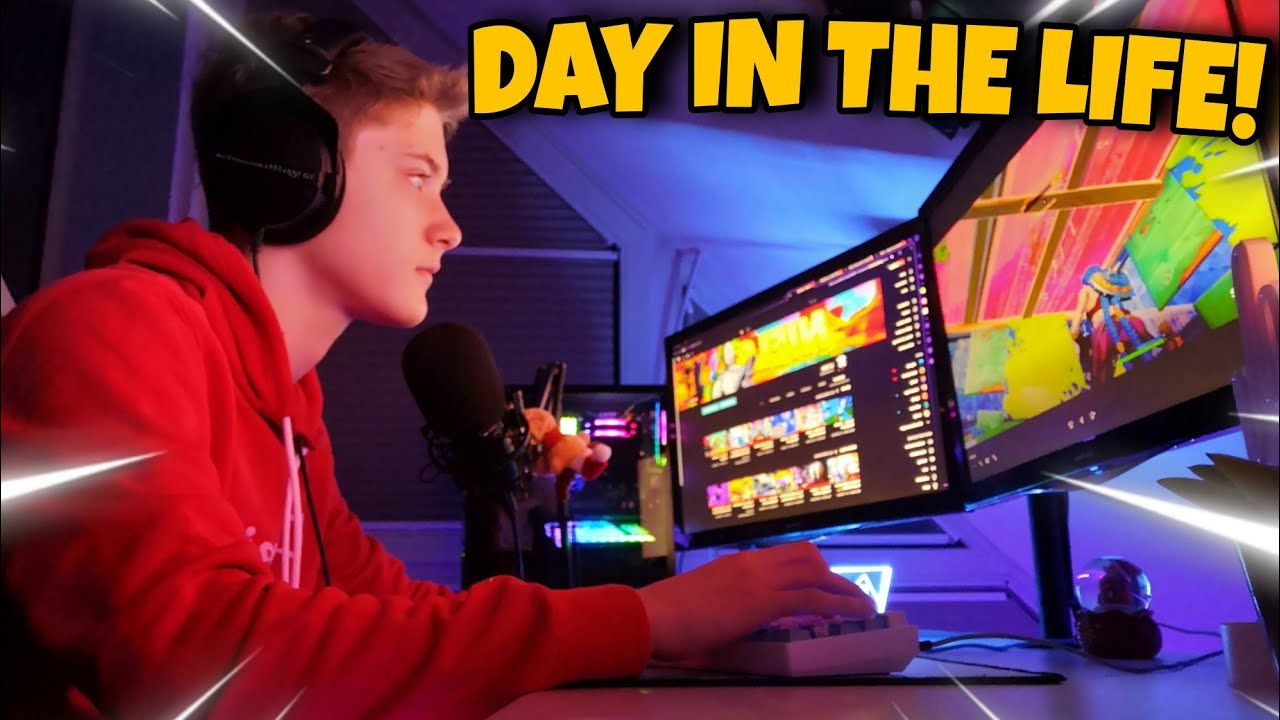The Day In The Life Of A Young Content Creator... - YouTube