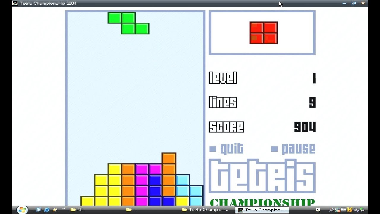 Tetris Championship 2004 v1.0 (Flash game 2004) - YouTube