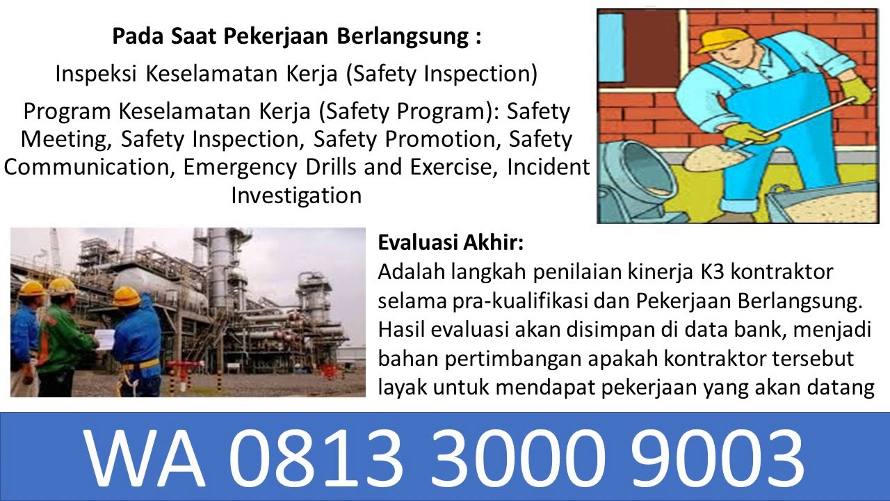 CSMS Pertamina, CSMS PJB, Dokumen CSMS WA 0813 3000 9003, - YouTube