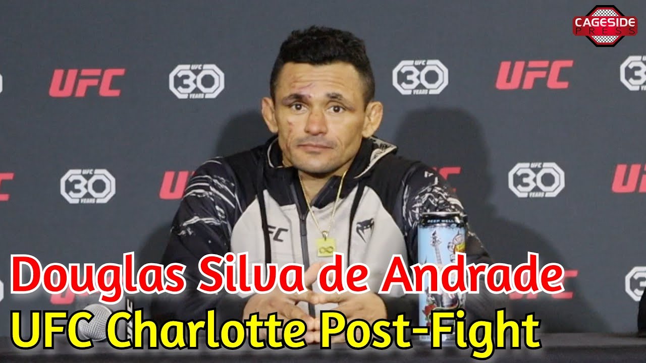 Douglas Silva de Andrade Confident He Won The Decision | UFC Charlotte ...