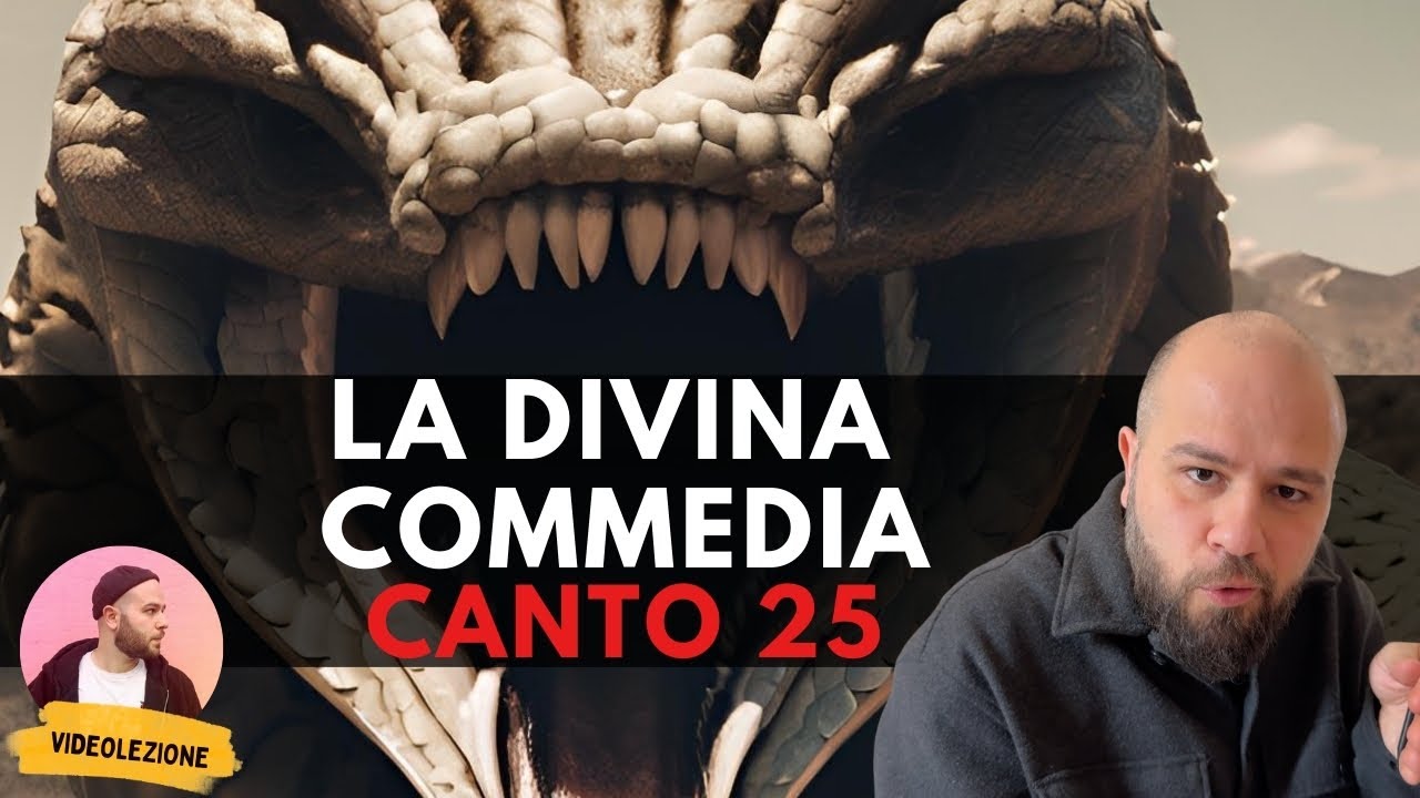 Dante - DIVINA COMMEDIA - Canto 25 INFERNO (riassunto e spiegazione ...