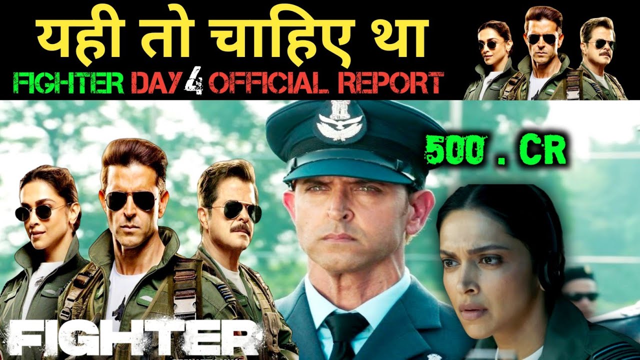 Fighter Movie Day 4 Official Worldwide Collection | Fighter Day 5 ...