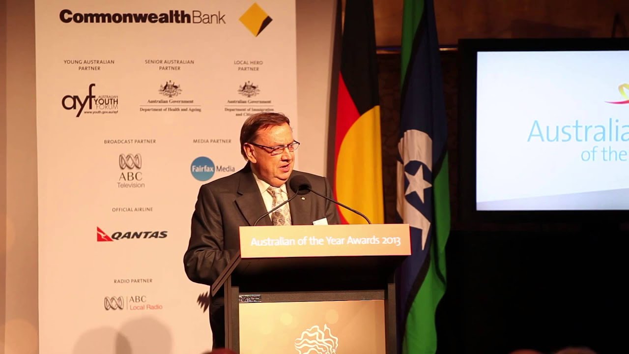Harold Mitchell - Victorian Australian of the Year 2013 - YouTube