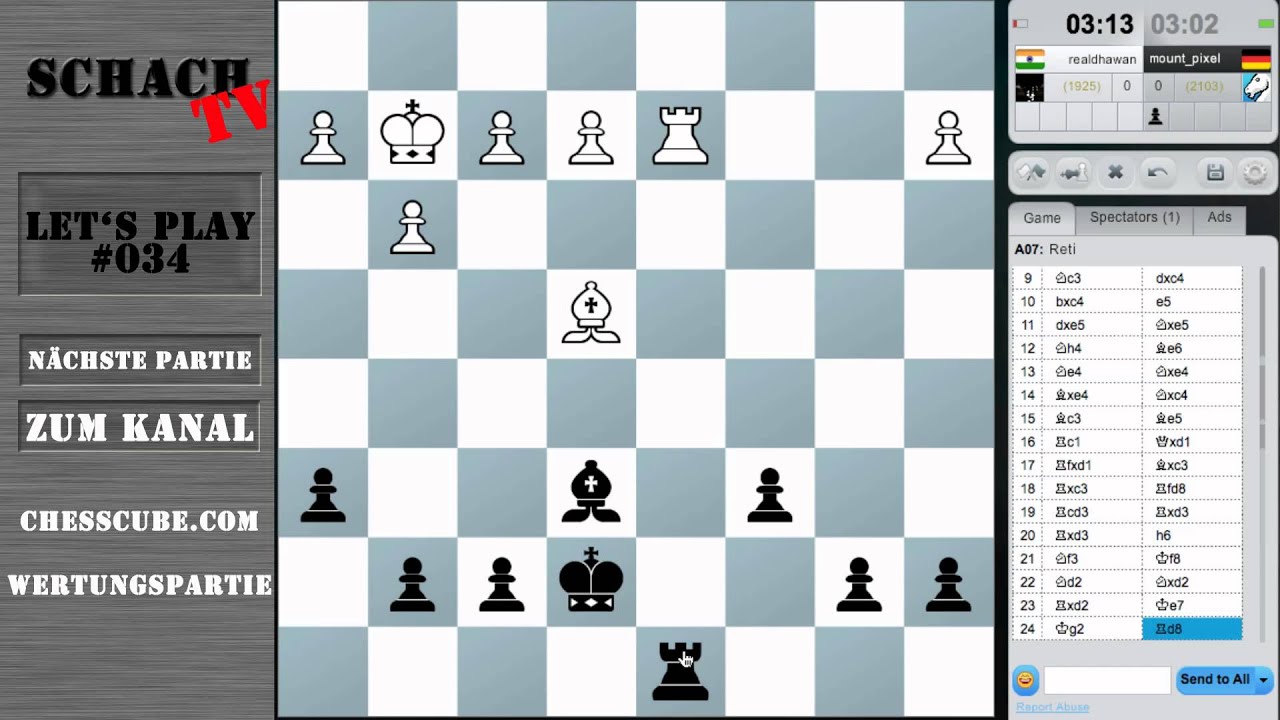 Let's Play Schach #034 - Der eine Bauer - YouTube