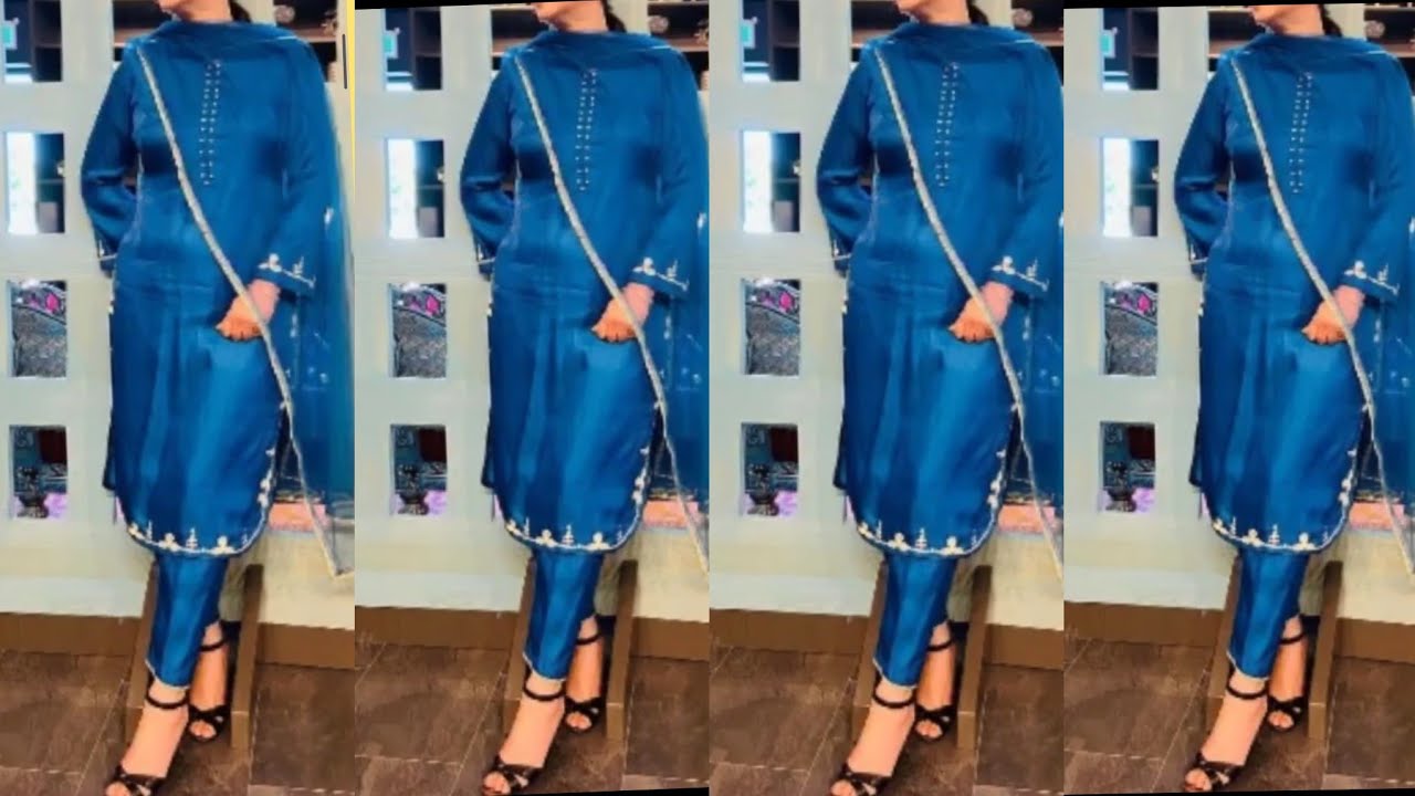 New Beautiful Palazzo suit design | Punjabi Suit With Palazzo Pant ...