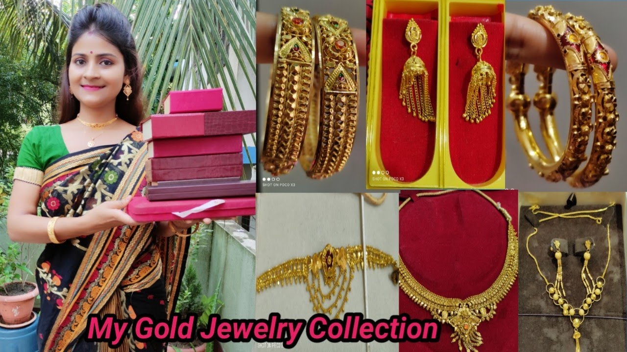My Gold Jewelry Collection/jewelry collection - YouTube
