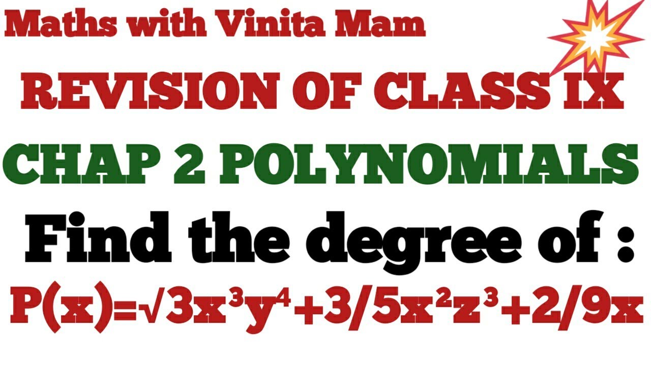Understanding Polynomial Degrees: A Simple Explanation - YouTube