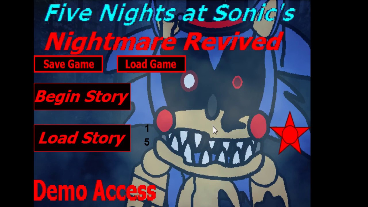 Nightmare Sonic Fnas