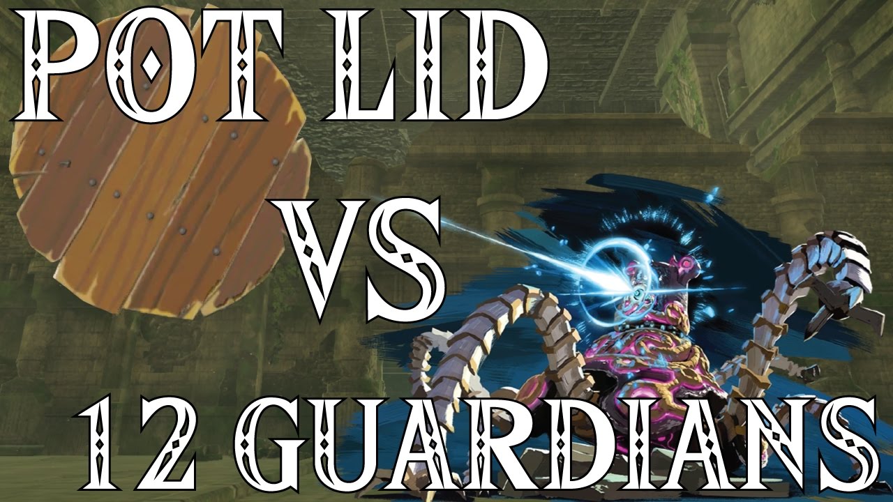 Zelda BotW: NO DAMAGE Killing all Guardians in Forgotten Temple with a ...