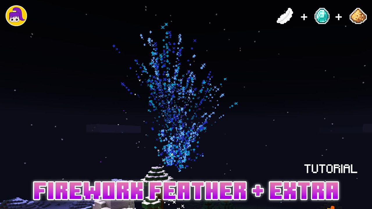 How to craft Extra Firework with Feather - Minecraft mini tutorial ...