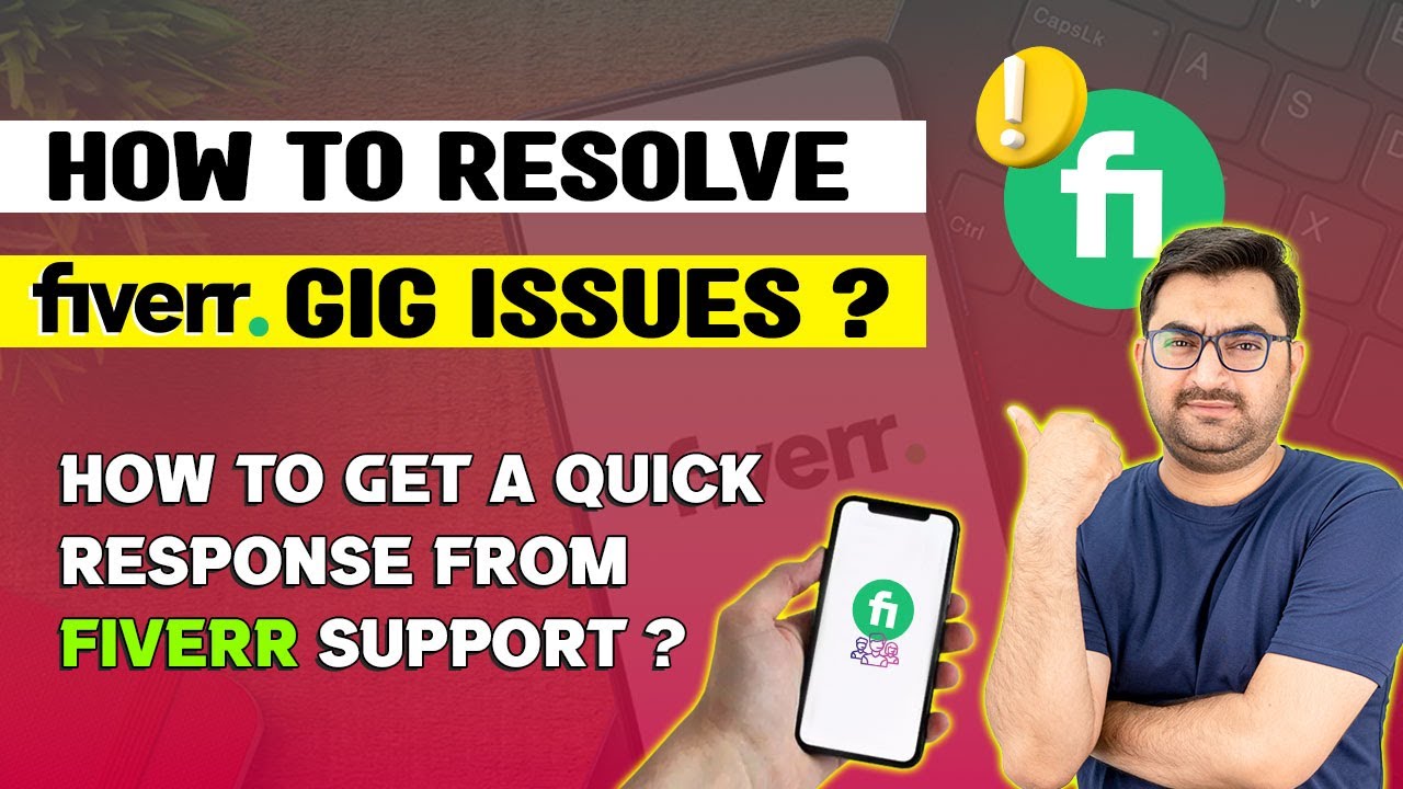 How to resolve Fiverr Gig issues Fiverr tips How to get quick response from Fiverr Support - YouTube