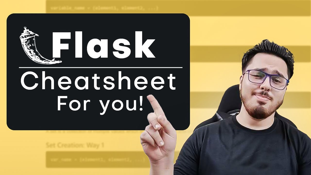 Flask Cheatsheet 馃Ь For Beginners 馃敟馃敟 Youtube