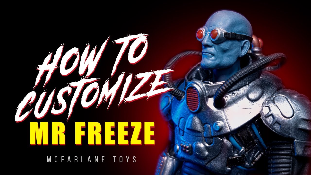 [TUTORIAL] CÓMO customizar a MR FREEZE | Mcfarlane Toys #customfigure #asmr #mcfarlanetoys - YouTube