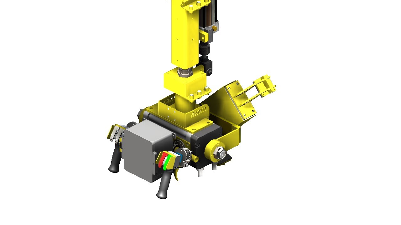 AIM6424 Grinding Wheel Lift and Tilt - YouTube