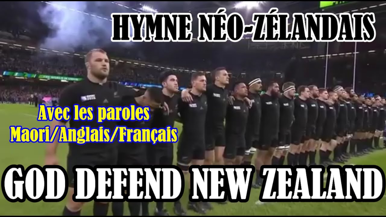 🇳🇿 God Defend New Zealand (with lyrics; paroles) 🎶 - Hymne National ...