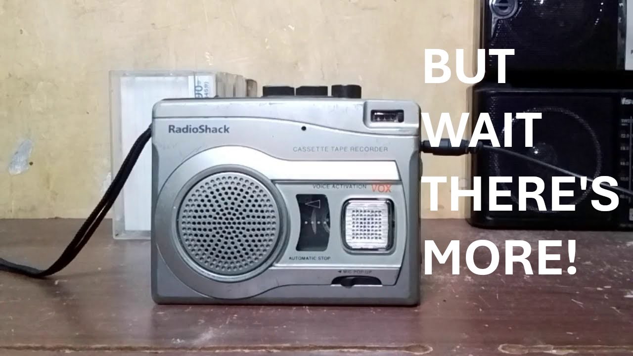 RadioShack CTR-122 Portable Cassette Recorder (Part 2 + Bonus ...