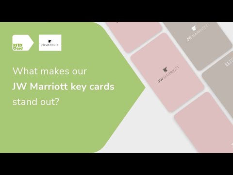 PVC JW Marriott Key Card - RFID Card