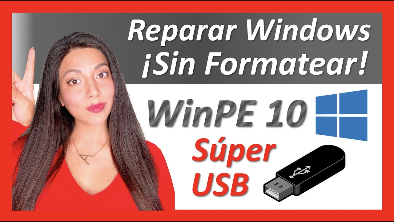 REPARAR cualquier Windows 📣 BORRAR CONTRASEÑAS 🚀 USB WinPE 10 ⚙️ Reparar Windows 10 sin ...