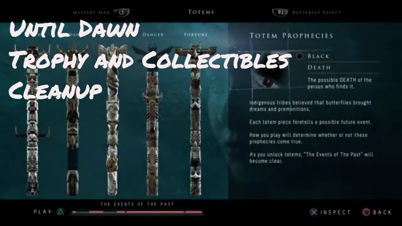 Until Dawn: Trophy and Collectibles Cleanup - YouTube