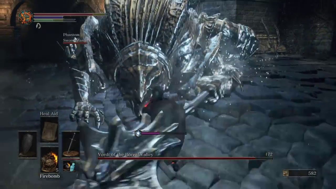 DARK SOULS 3 Vordt of the Boreal Valley Boss Fight - YouTube