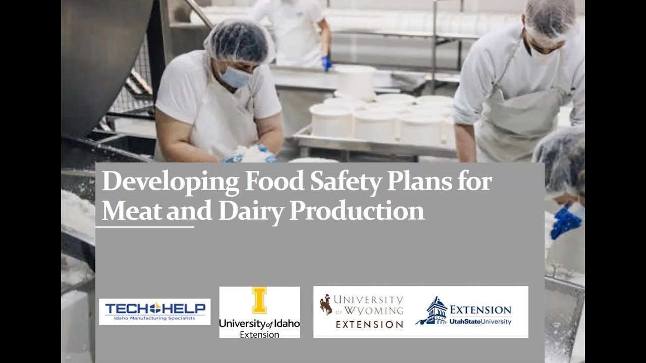 Developing Food Safety Plans for Meat and Dairy Production - YouTube