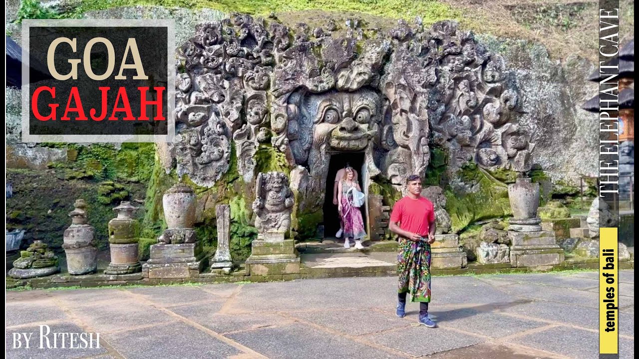 Elephant Cave of Bali, Indonesia | Exploring the Goa Gajah Temple ...