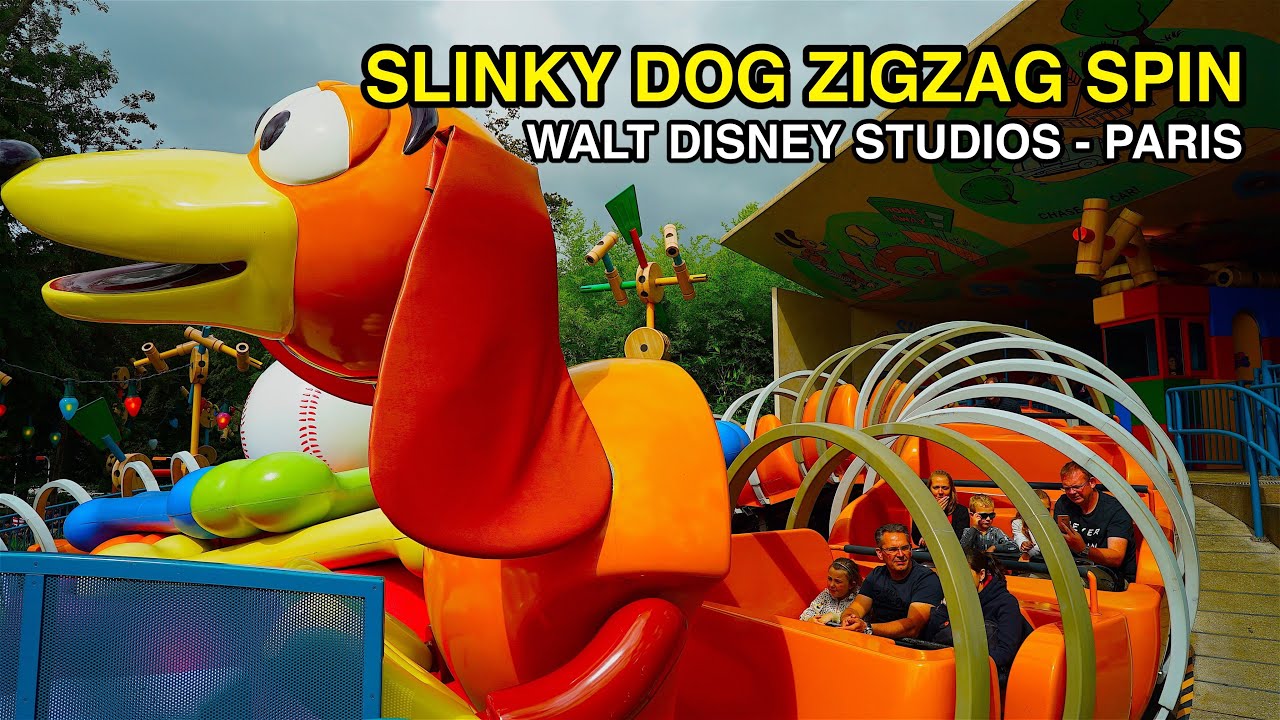 [4K] Slinky Dog ZigZag Spin - Big Dizzy Dog : Walt Disney Studios ...