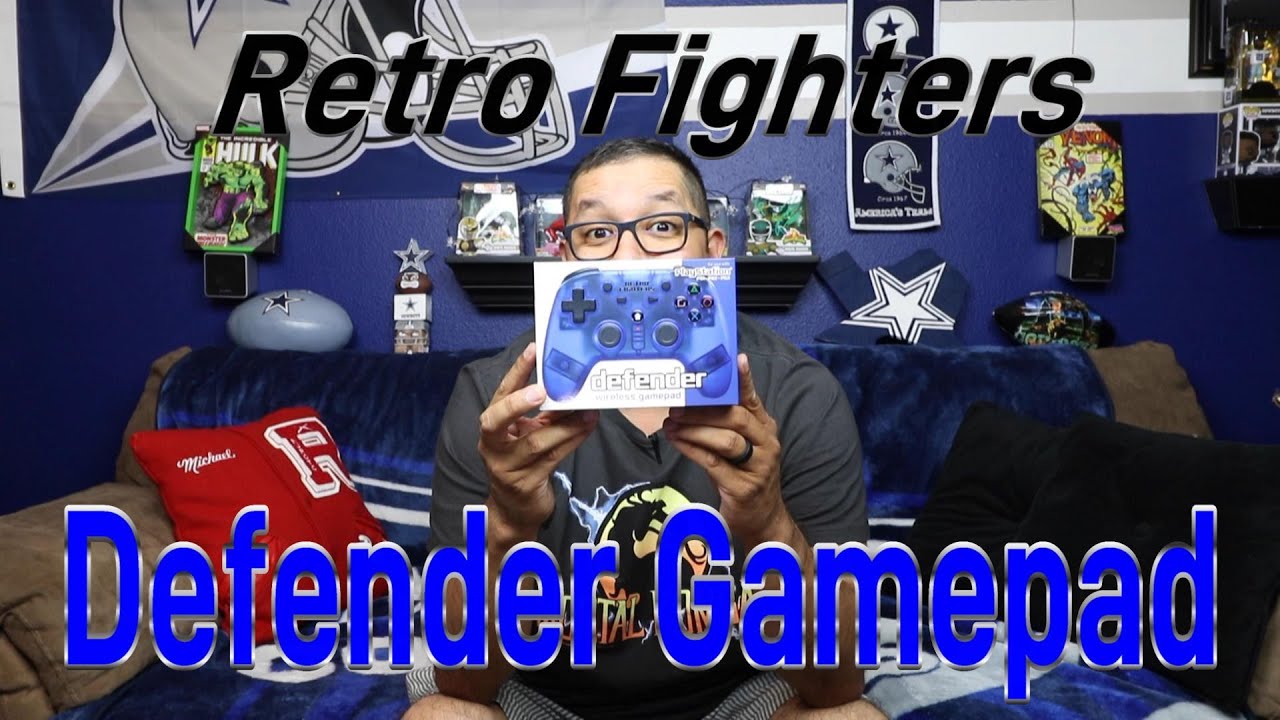 Retro Fighters Defender Gamepad Review and Unboxing - YouTube