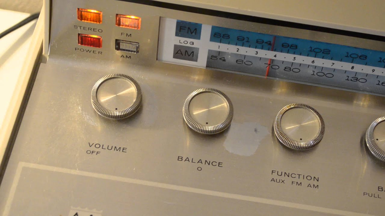 Arvin Stereophonic radio example circa 1968 or so - YouTube