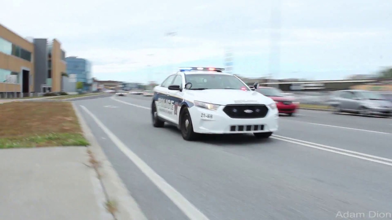 Longueuil Police Department (SPAL) unit 21-69 responding - YouTube