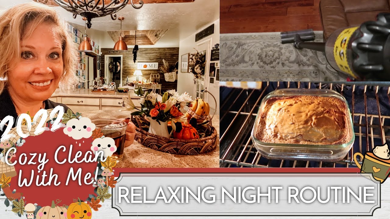 NEW Relaxing & Cozy Night Time Clean with Me | Chill Music for Cleaning ...