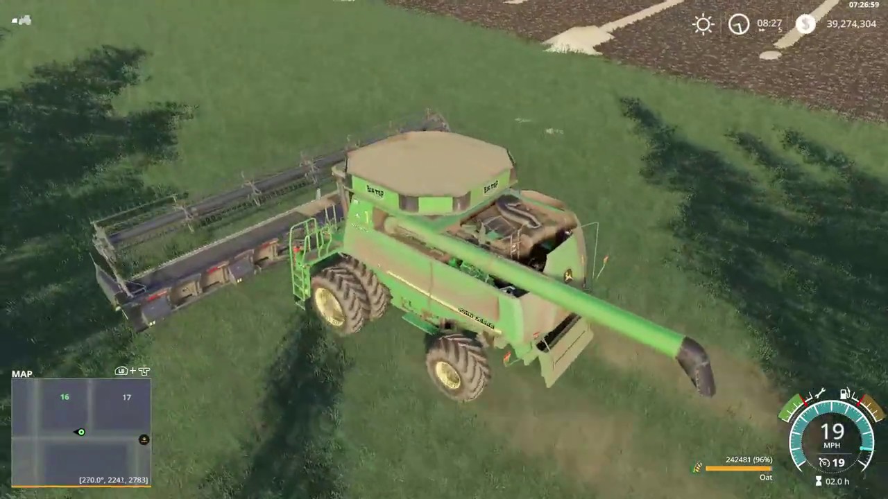 FS19\ Old-timer map, more harvesting and finally getting to harvest ...