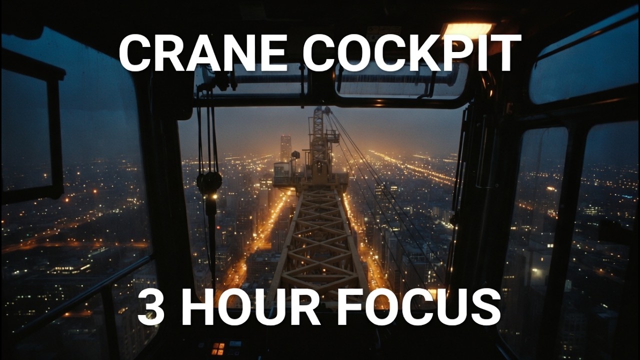 Tower Crane Cockpit | Work Music for Focus - YouTube