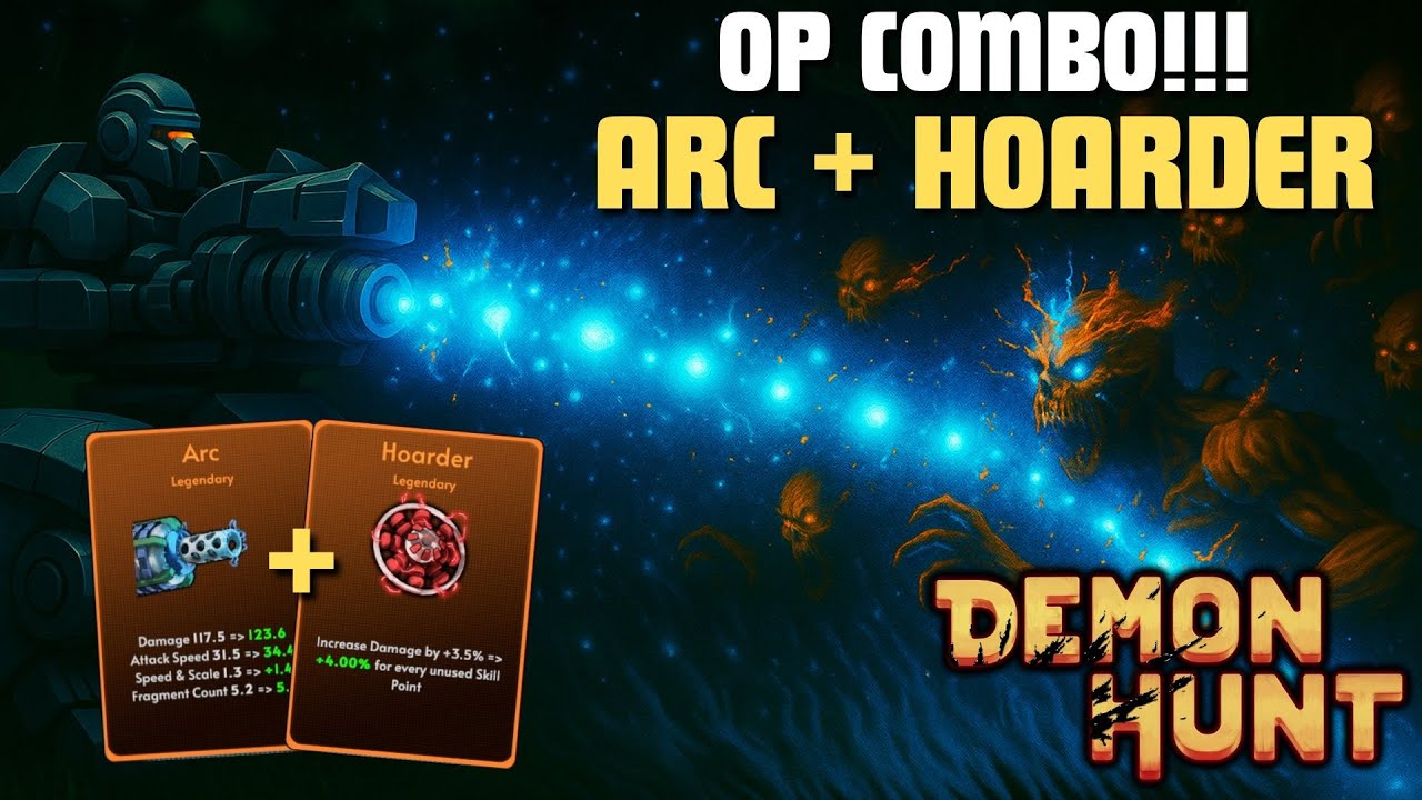 Demon Hunt - Super strong combo of weapon and artifact - YouTube