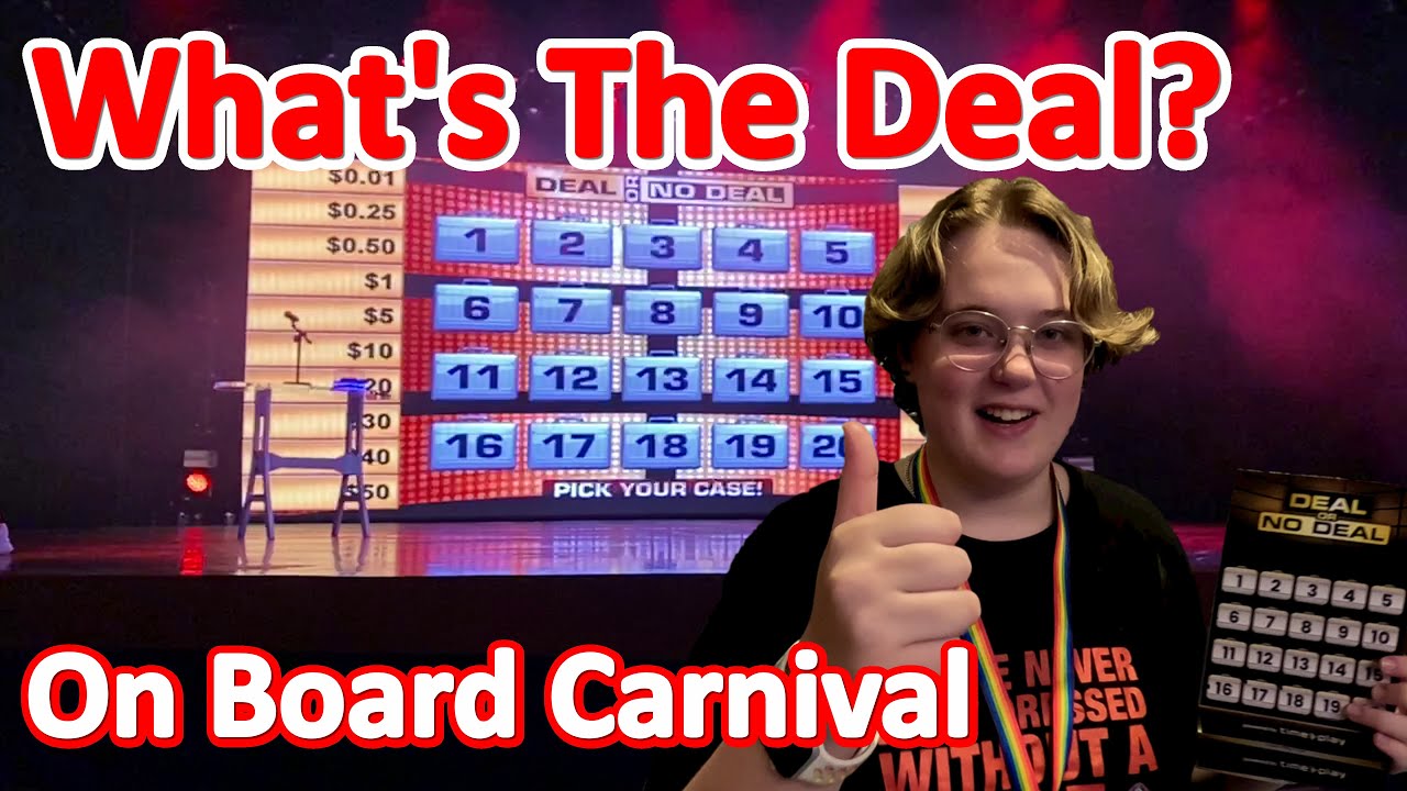 Deal or No Deal on Carnival Cruise Ships - YouTube