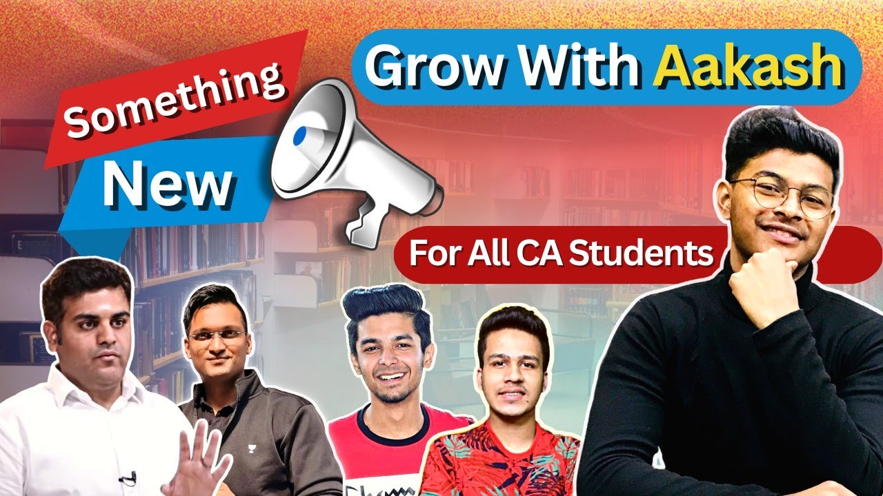 Surprise : Finally Start Grow With Aakash | CA Students Podcast | - YouTube