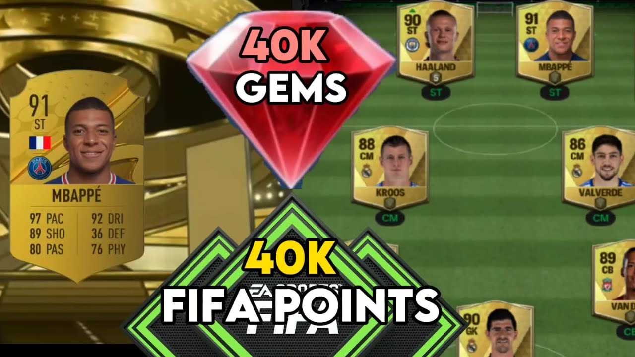 I spent 40k fifa points and 40k gems on eafc 24 mobile! - YouTube