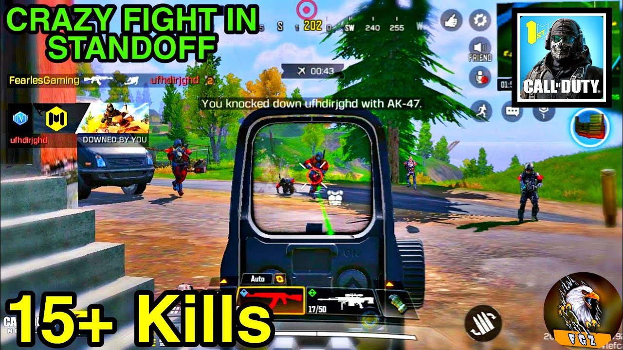 Crazy Fight In STANDOFF | Solo vs Squad | COD Mobile Battle Royal - YouTube