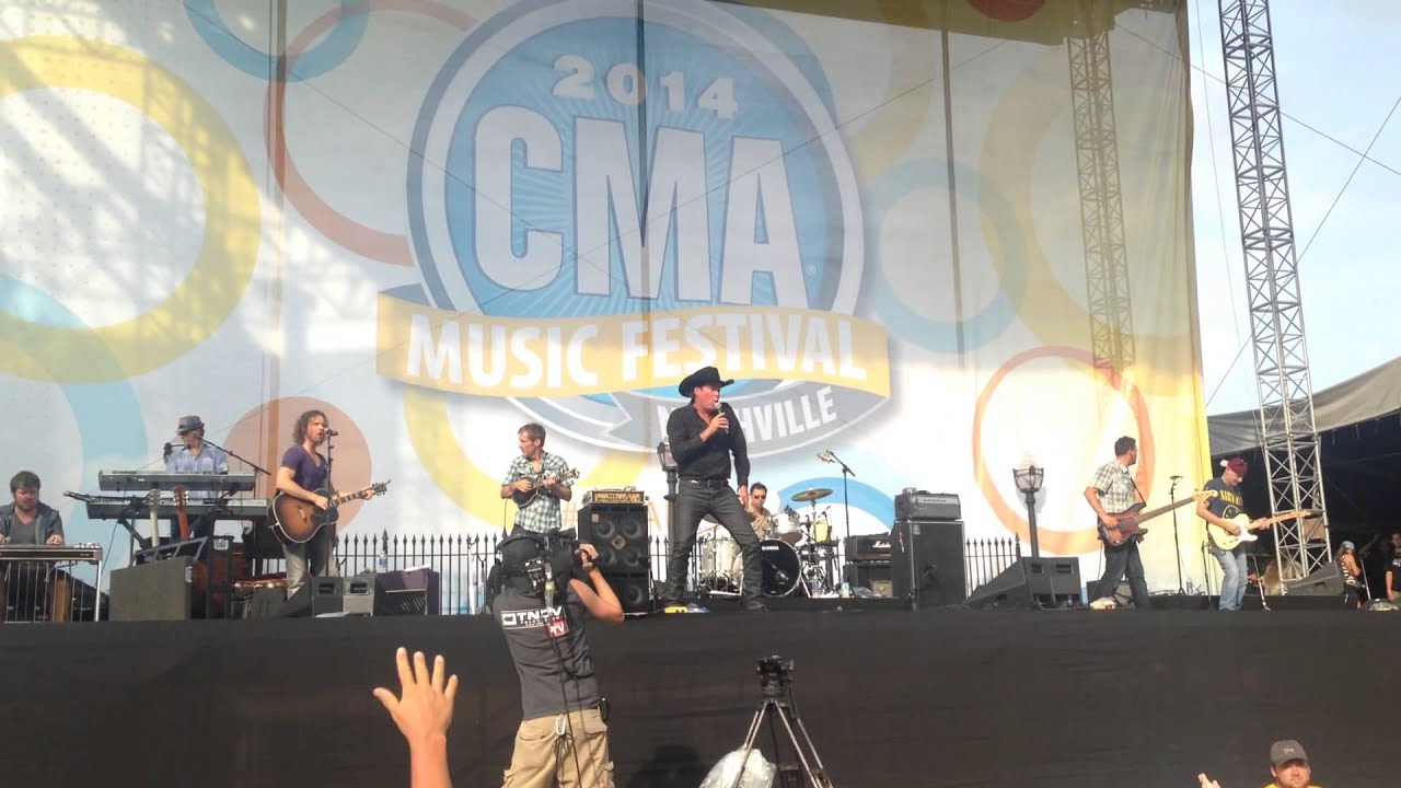 Clay Walker - Then what CMA Fest Riverfront Nashville 2014 - YouTube