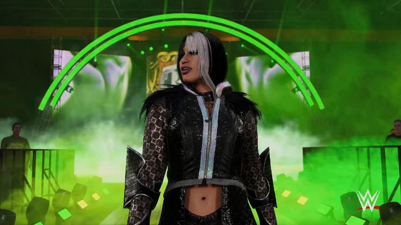 WWE 2K23 - Valhalla VS Blair Davenport - YouTube