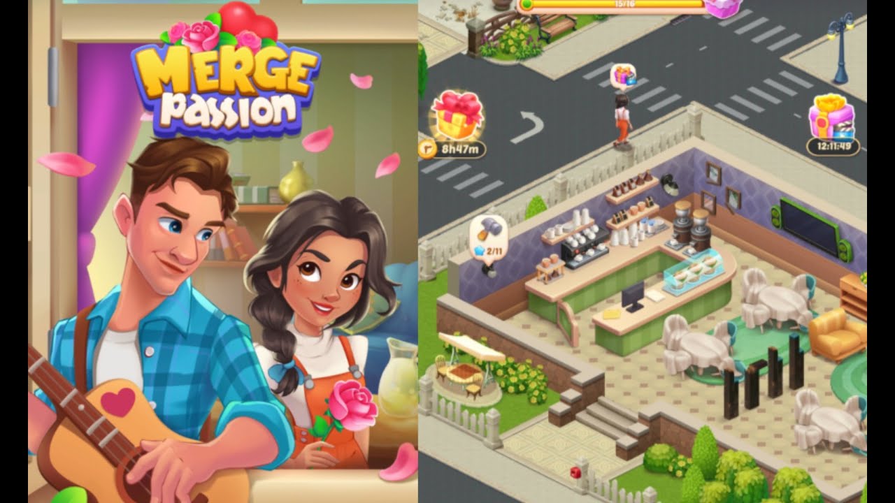 Merge Passion: Love Decor | Level 14 Part 8 🍞🥃 - YouTube